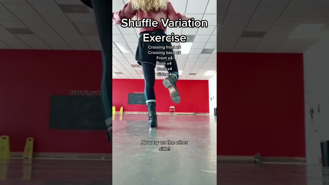 Tap Dance - Mini Tutorial - Shuffle Variations - Intermediate/Advanced - #SHORTS - YouTube