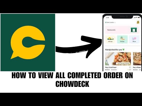 How to view all items added to cart on Chowdeck - YouTube