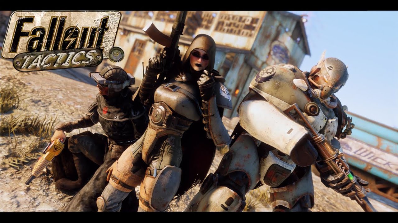 All Fallout Tactics weapon mods for Fallout 4 so far.... - YouTube
