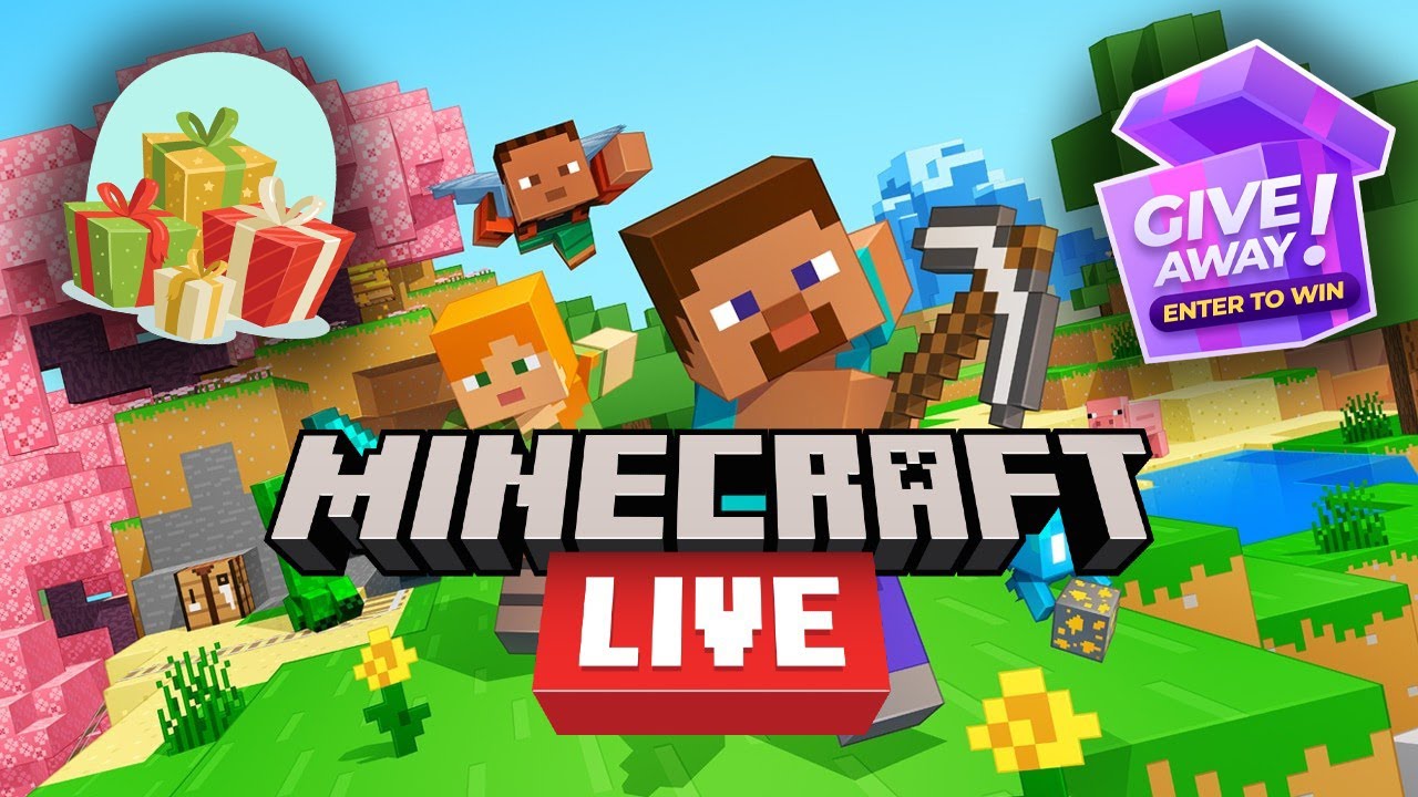 Minecraft Live Giveaway | Subscribe🎁 #minecraftlive #shortslive - YouTube
