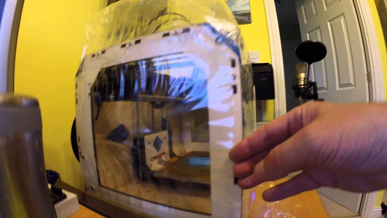Making a quick effective printer cover/hood for your 3d printer - YouTube