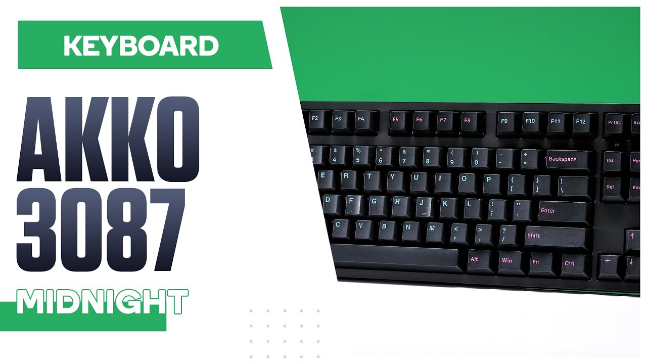 AKKO 3087 MIDNIGHT | QUICK REVIEW - YouTube