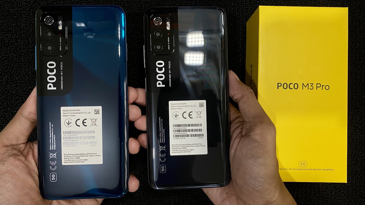 Poco M3 Pro Unboxing, Quick Specification and Color Comparison Cool ...