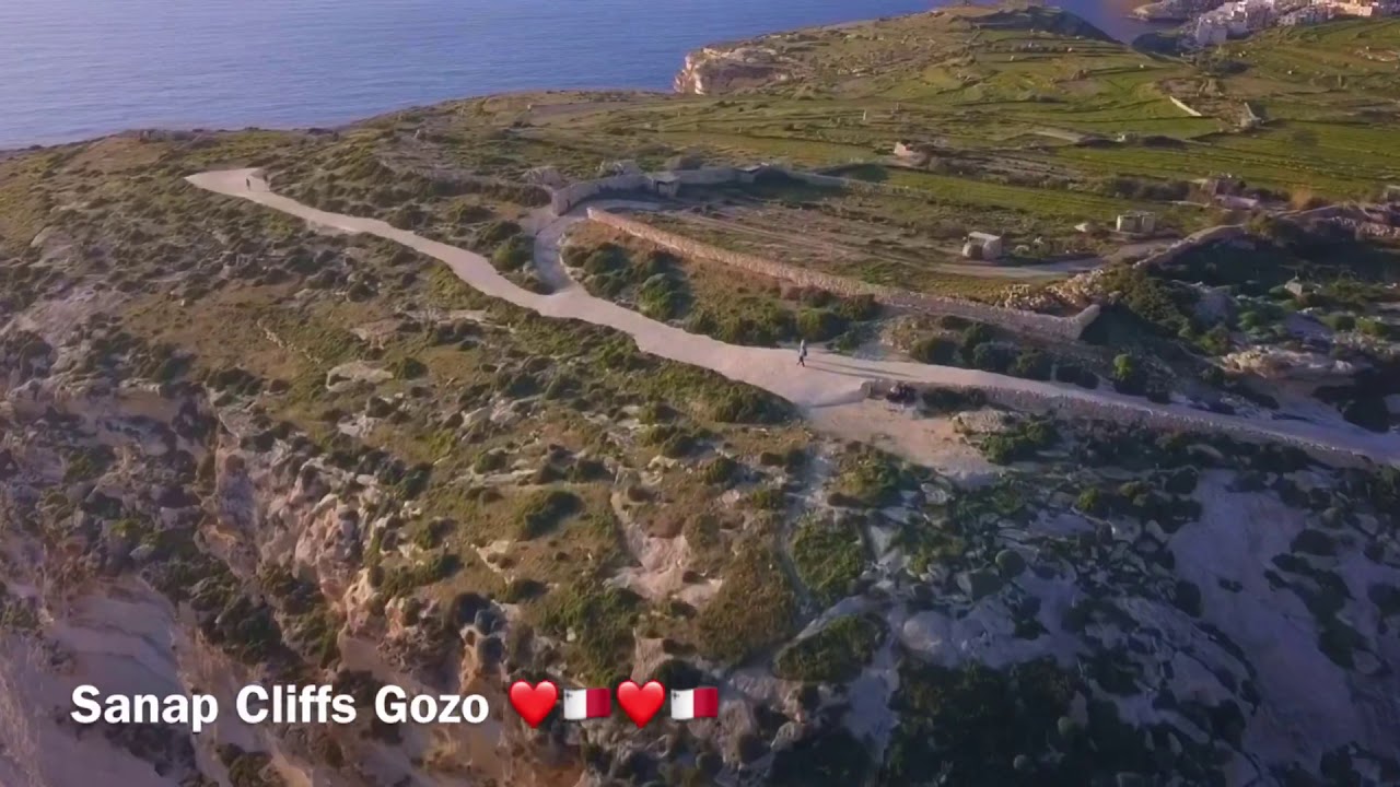 Sanap Cliffs Gozo - YouTube