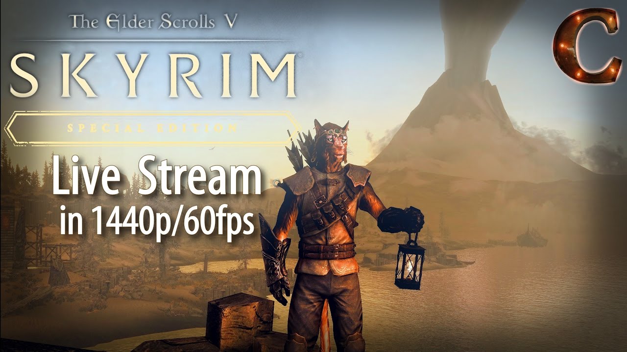 Skyrim Special Edition Live, in 1440p/60fps! Inheriting Severin Manor ...