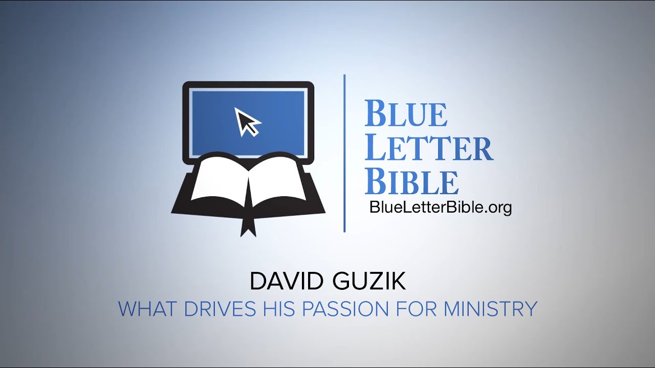 David Guzik What Drives His Passion For Ministry YouTube
