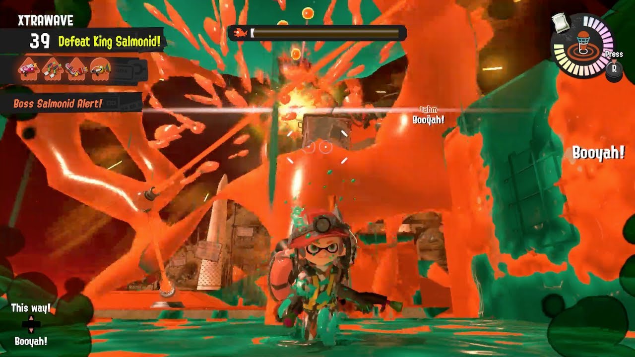 Splatoon 3: High tide at Bonerattle Arena in Salmon Run [26-35-34-xs ...