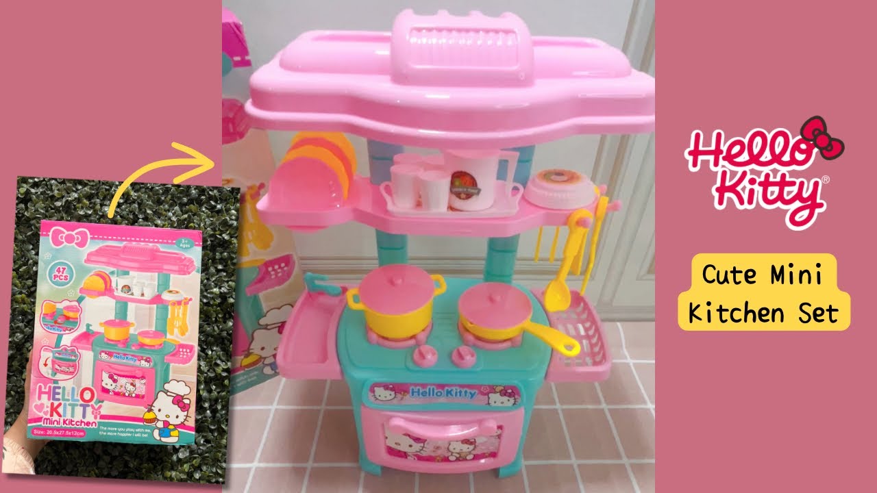 9 Minutes Satisfying with Unboxing Cute Hello Kitty Mini Kitchen Set # ...