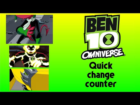 Every time Ben Prime quick-changed in Ben 10: Omniverse