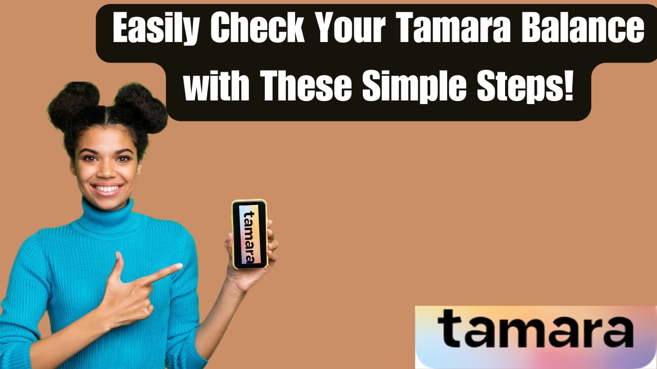 How To check Tamara credit balance | How To check tamara balance - YouTube