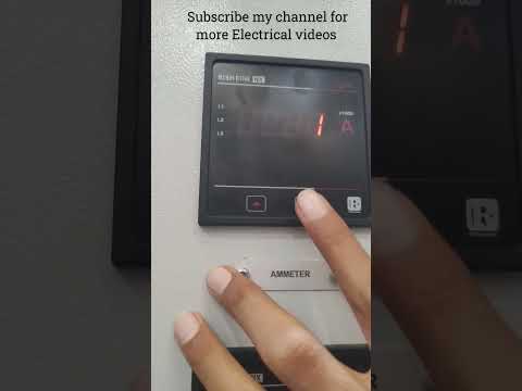 Rish Fine NX Ammeter CT ratio setting 2000/1A - YouTube