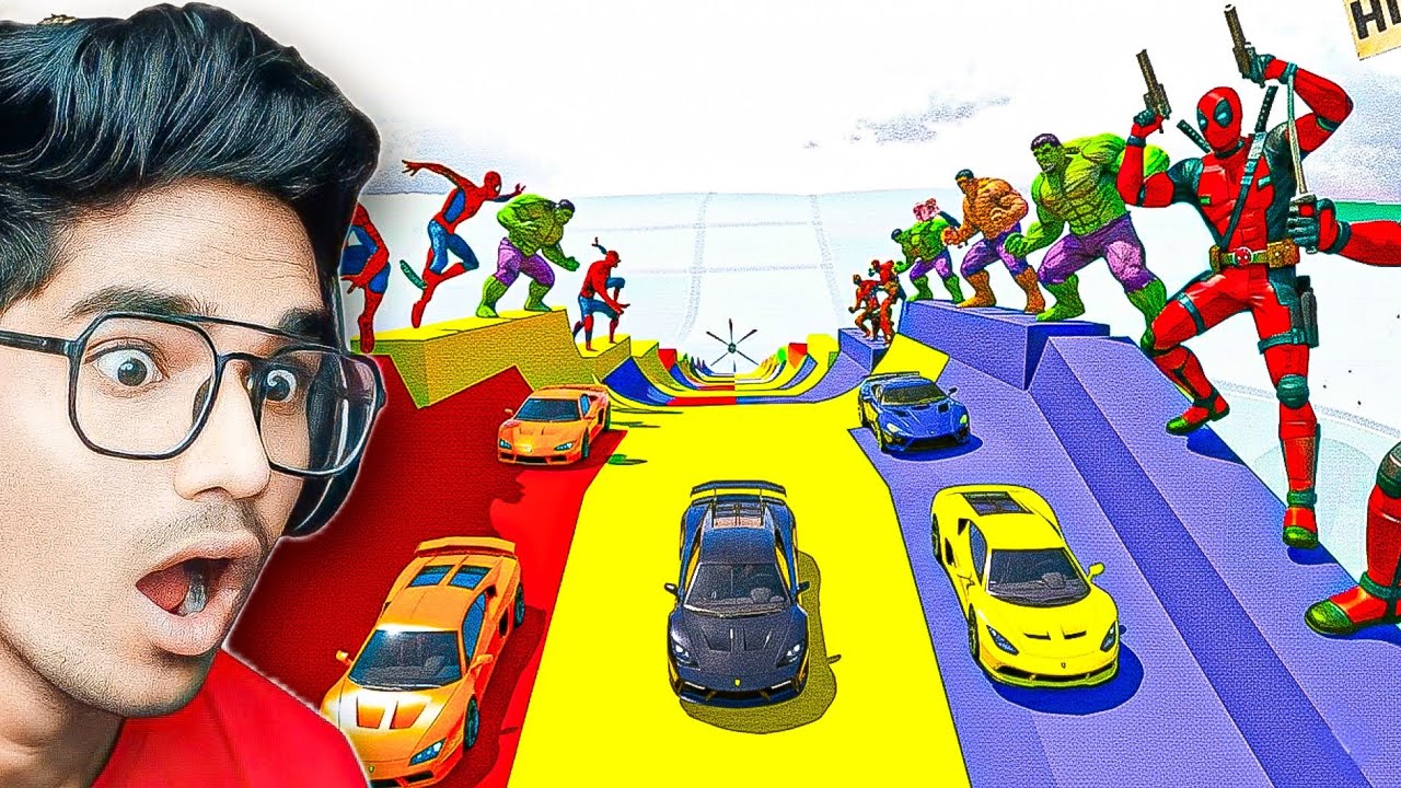 GTA 5 RAMP CHALLENGE – Impossible 9999 FT Mega Jump - YouTube