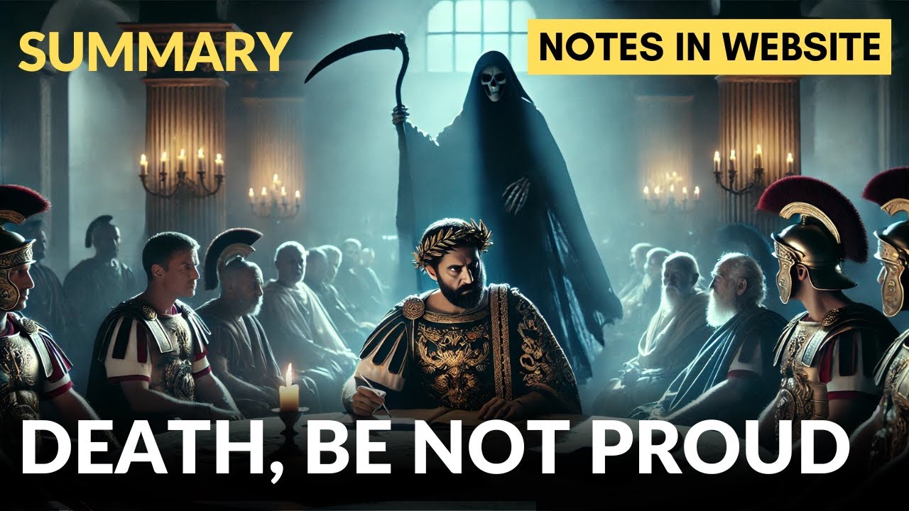 'Death, be not Proud' by John Donne | Summary in English - YouTube