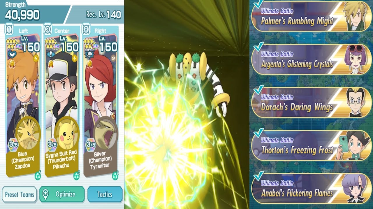 All Ultimate Battles - NC Blue SST Red & NC Silver - Pokémon Masters EX ...