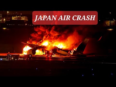 Japan Air Airbus A350 Crash | JAL516 | Tokyo Haneda | Crash Videos ...