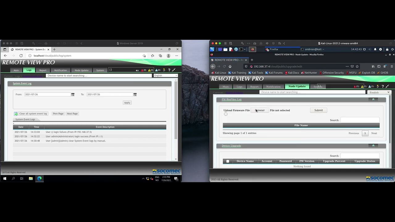 Socomec Remote View Pro RCE POC - YouTube