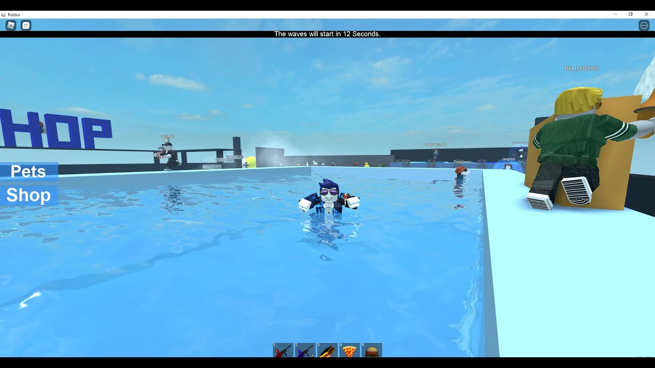 main game tsunami survival di roblox - YouTube