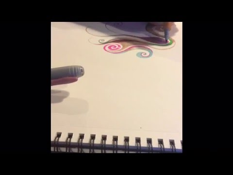 How to draw swirls - YouTube