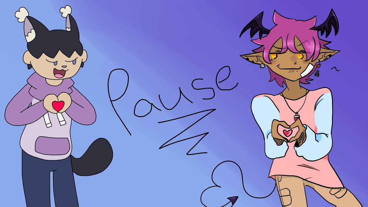Pause//Animation Meme//Collab with PuddleCat! - YouTube