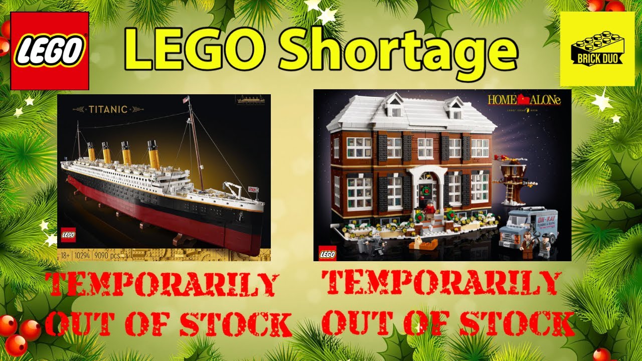 LEGO Out of Stock Issues Going into the Holidays! - YouTube