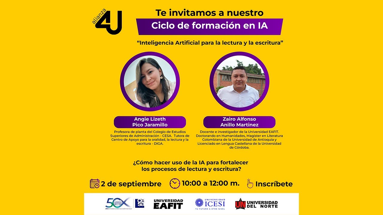 Ciclo de formación en IA "Inteligencia Artificial para la lectura y la ...