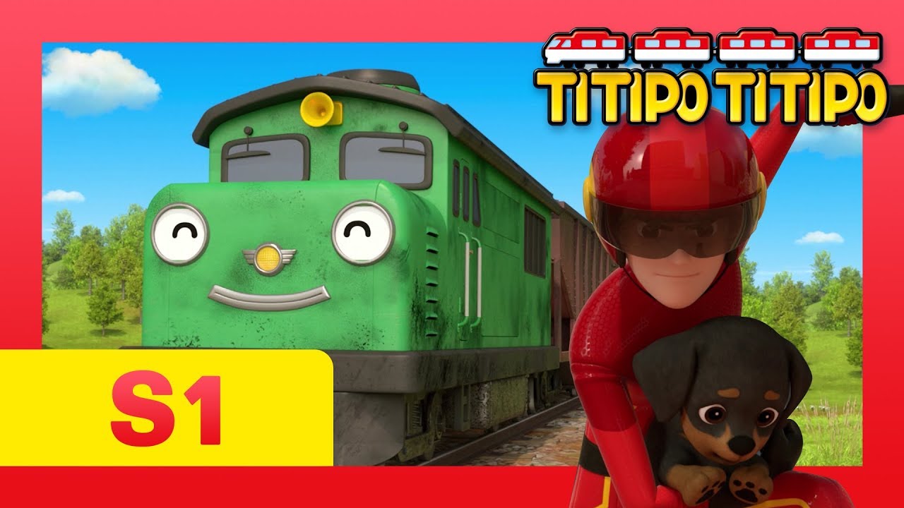 TITIPO S1 EP17 l Diesel's Treasure l Train Cartoon for Kids l TITIPO ...