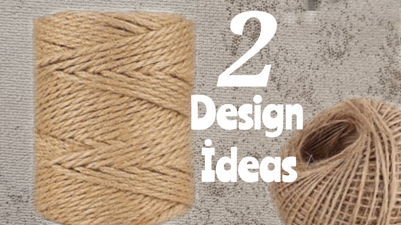 2 DIY Jüte craft ideals#bestoutofwaste #jutecraftideas #Christmas#decor ...