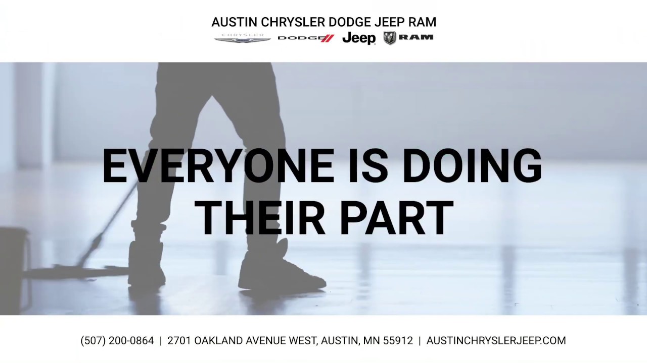 We're Doing Our Part at Austin Chrysler Dodge Jeep Ram - YouTube