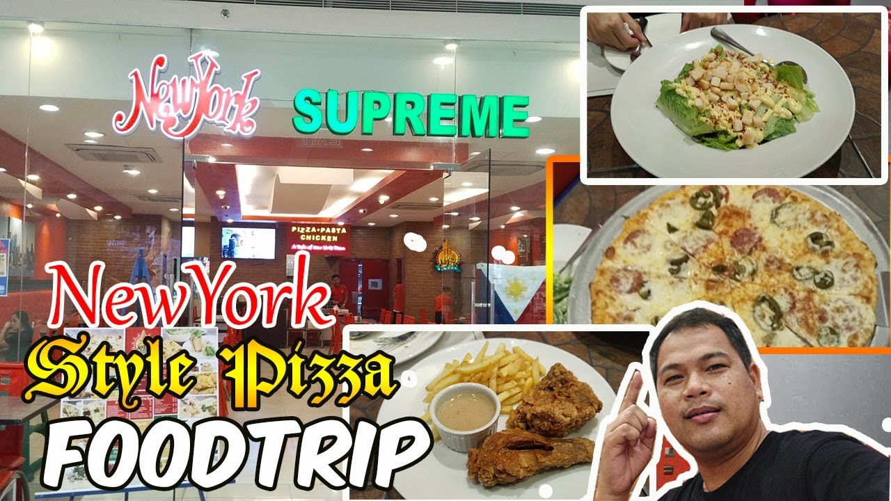 New York Style PIZZA at New York Supreme | SM City Clark Pampanga - YouTube