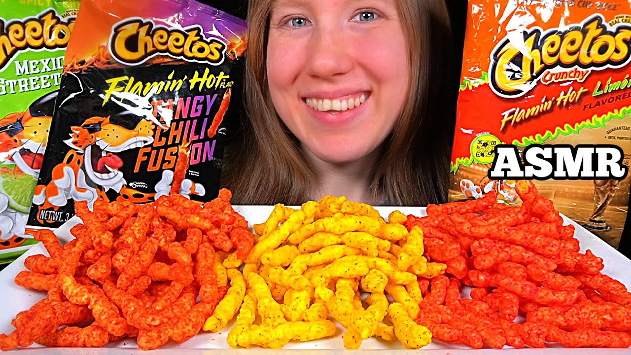 ASMR CHEETOS MUKBANG (No Talking) EATING SOUNDS - YouTube