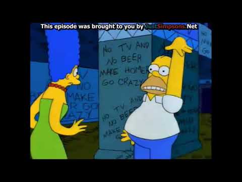 The Simpsons - No T.V. And No Beer