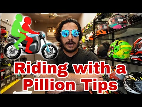 How to ride with a pillion - YouTube