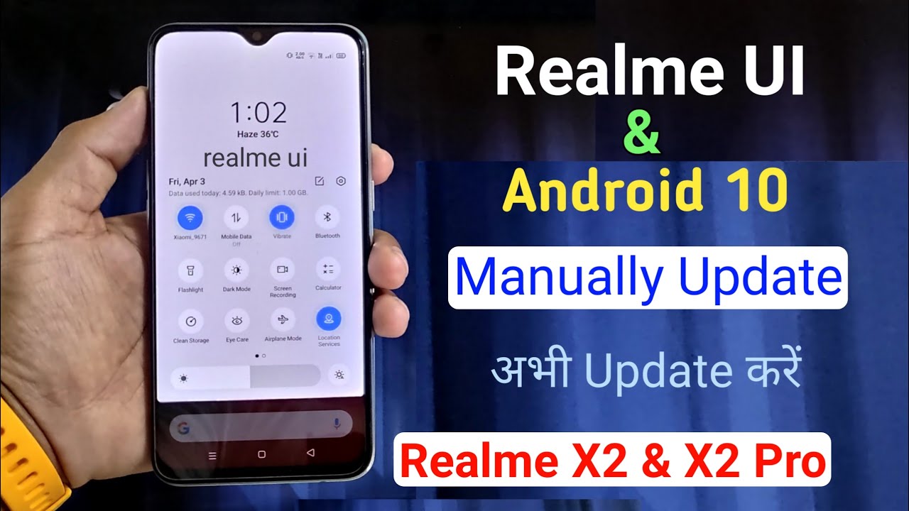 Realme UI & Android 10 Manually Update For Realme X2 & X2 Pro | New ...