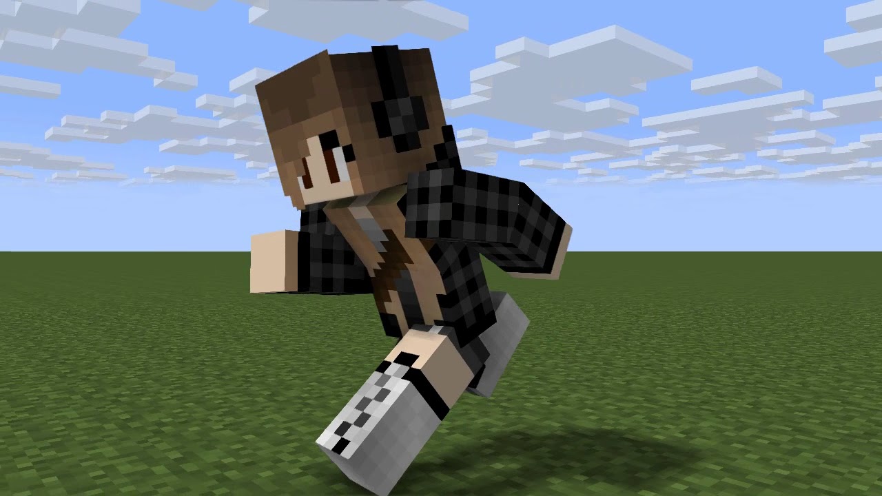 running animation - mineimator - YouTube