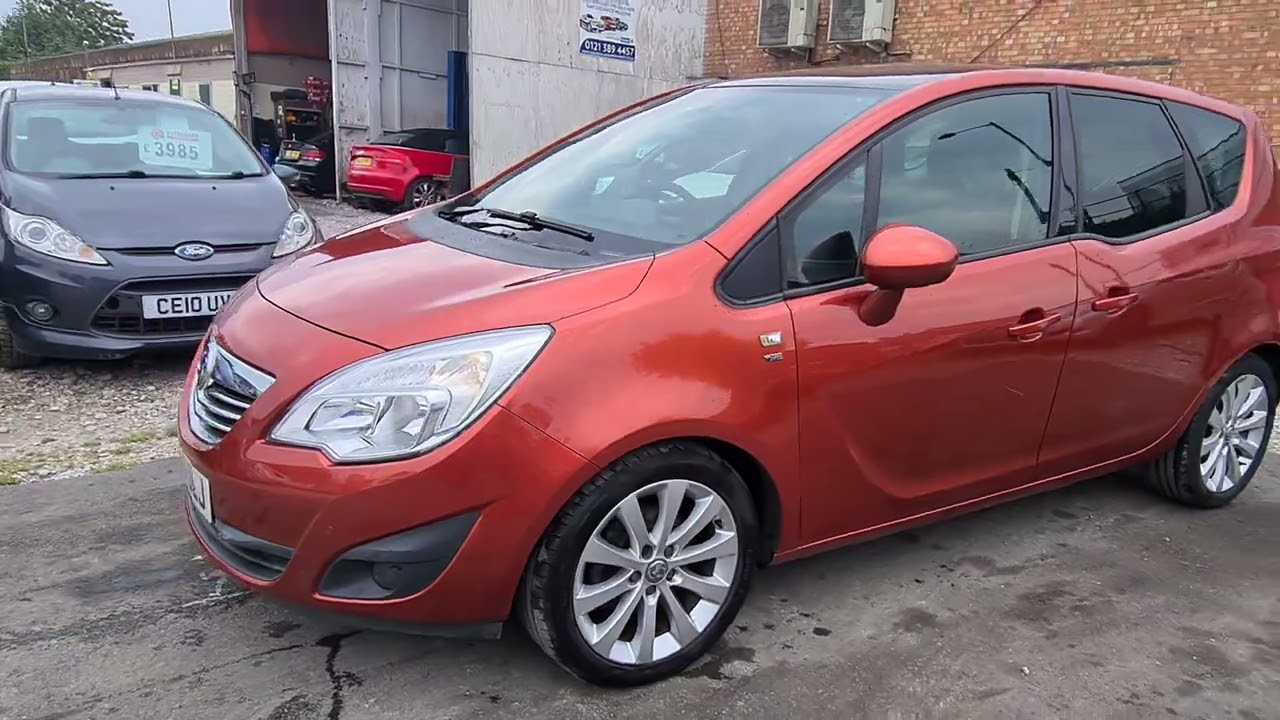 2013 Vauxhall Meriva Automatic Red - YouTube