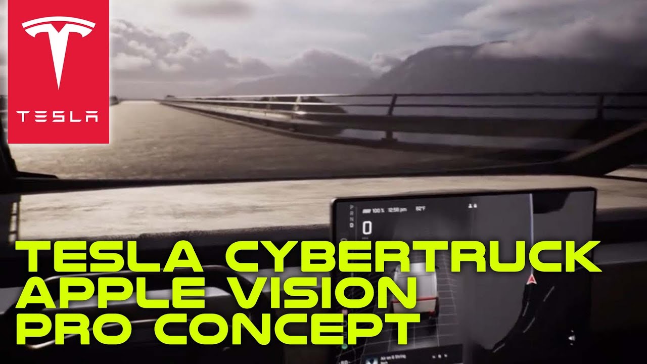 Tesla Cybertruck Apple Vision Pro Concept - YouTube