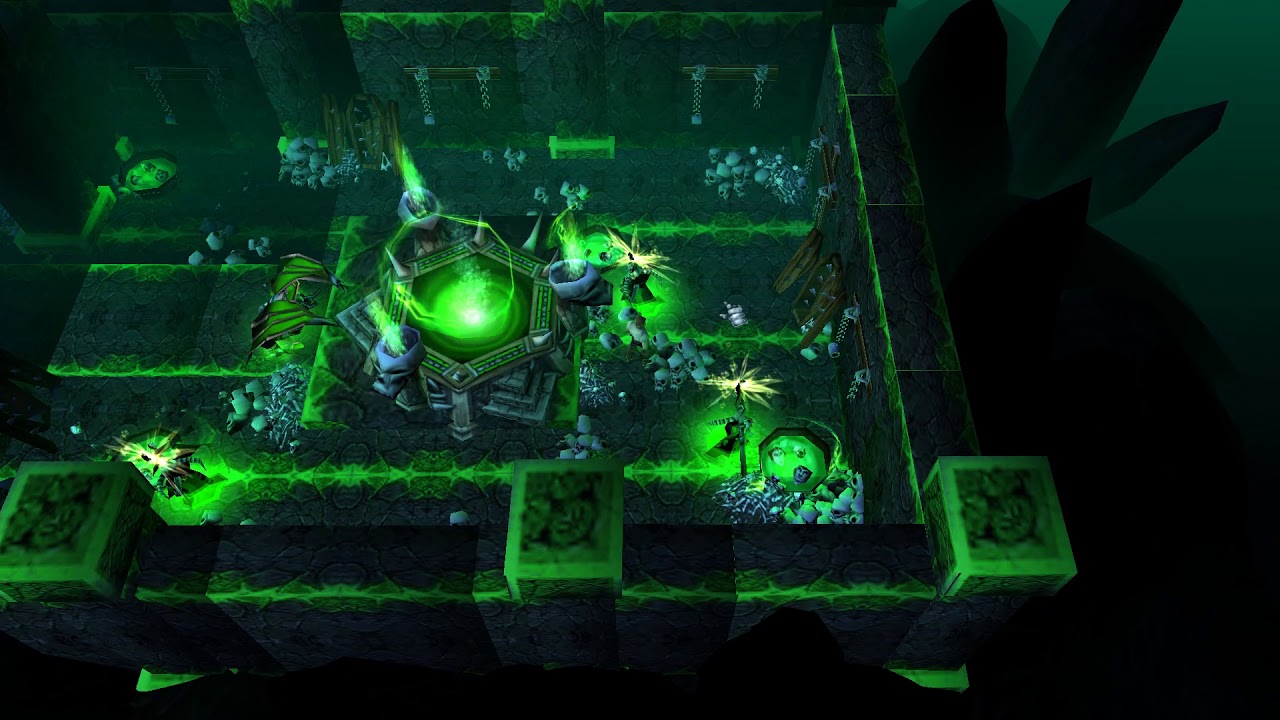 Inside Fort Sorrow Keep (Classic Warcraft III Terrain) - YouTube