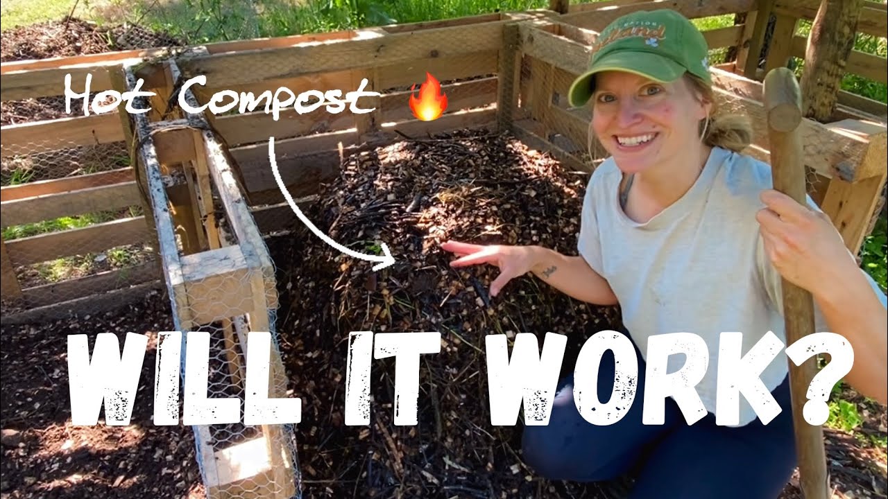 HOT COMPOST 🌱🔥 in 18 DAYS - My first attempt & my learnings 😅 - YouTube