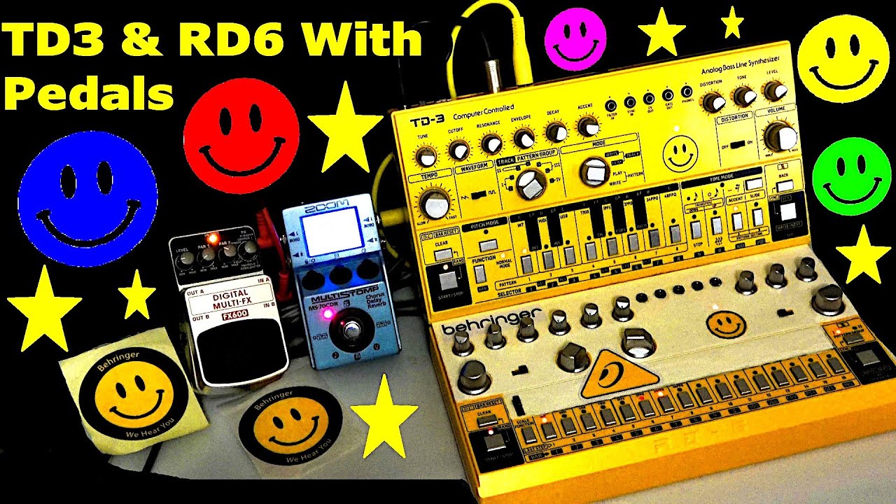 Acid On The Rocks - TD3 Behringer TD-3 - RD6 Drum Machine RD-6 - MS ...