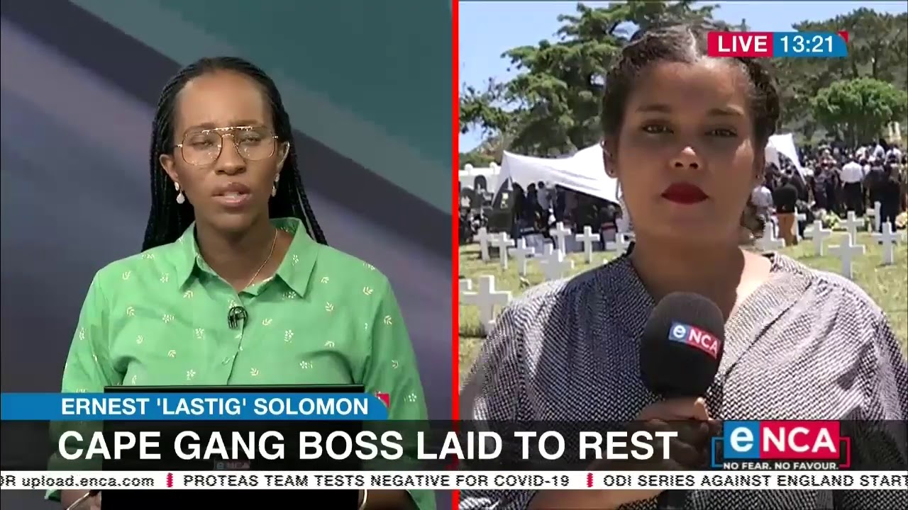 Cape gang boss laid to rest | Ernest 'Lastig' Solomon - YouTube