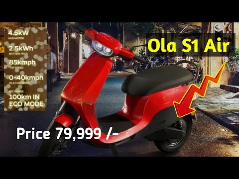 All New Ola S1 Air Launch 🔥 Price 79,999 /- all specifications ...