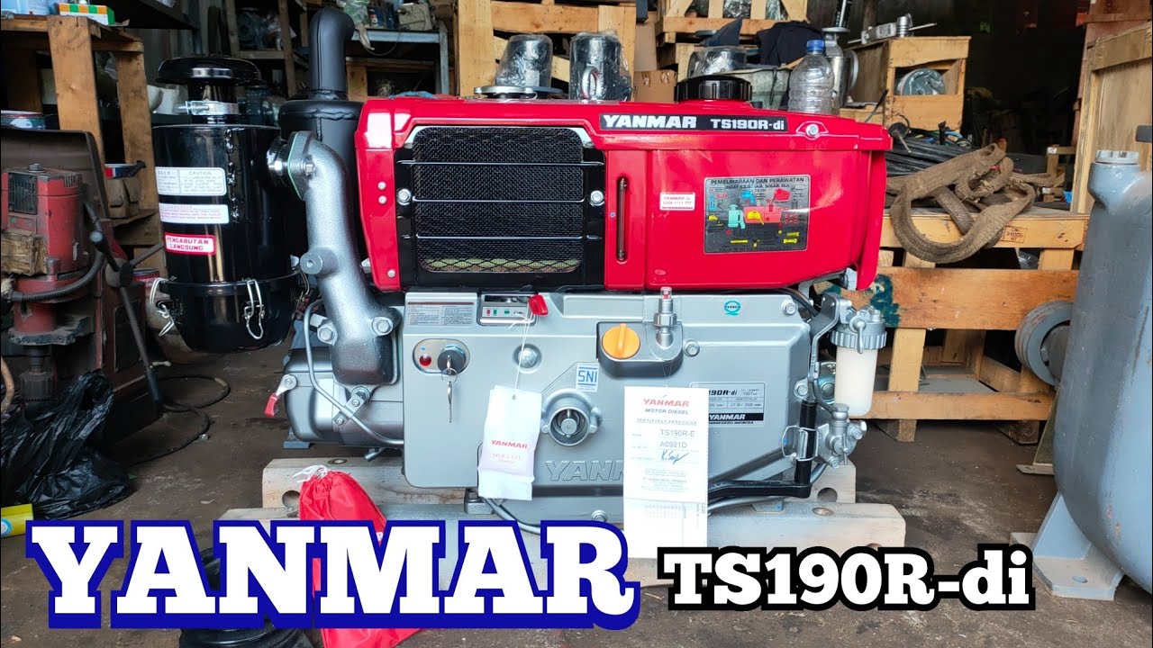 DIESEL YANMAR TS 190R-di PAKAI STARTER. - YouTube
