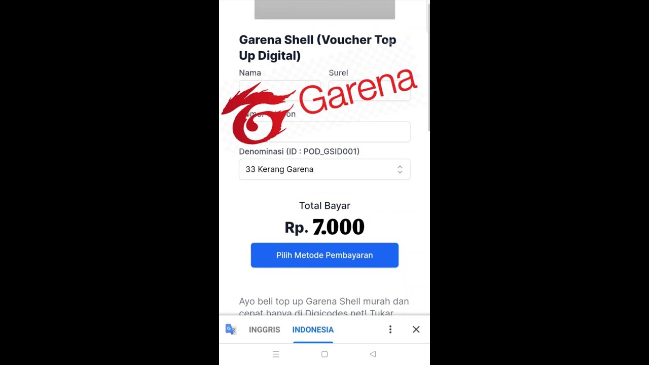 Cara Membeli Garena Shell Murah | Shopee #2 #garenashell - YouTube