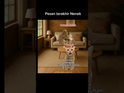 PESAN NENEK ✍️#sad #kucing #memes #memekucing#shorts #viral #catlovers #youtubeshorts