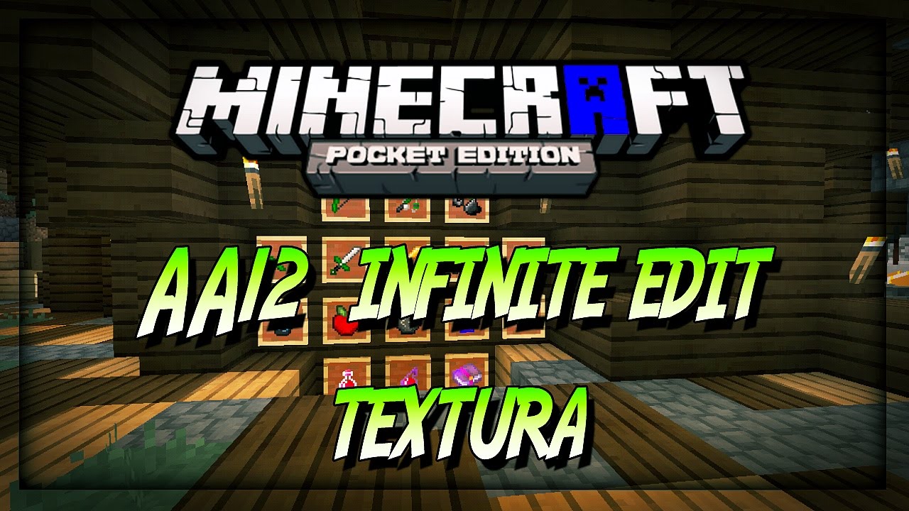 TEXTURA AA12 INFINITE EDIT (PVP)MINECRAFT PE 0.15.4 - YouTube