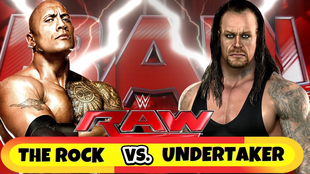 Undertaker vs The Rock - WWE CHAMPIONSHIP - At wrestlemania40 - Full ...