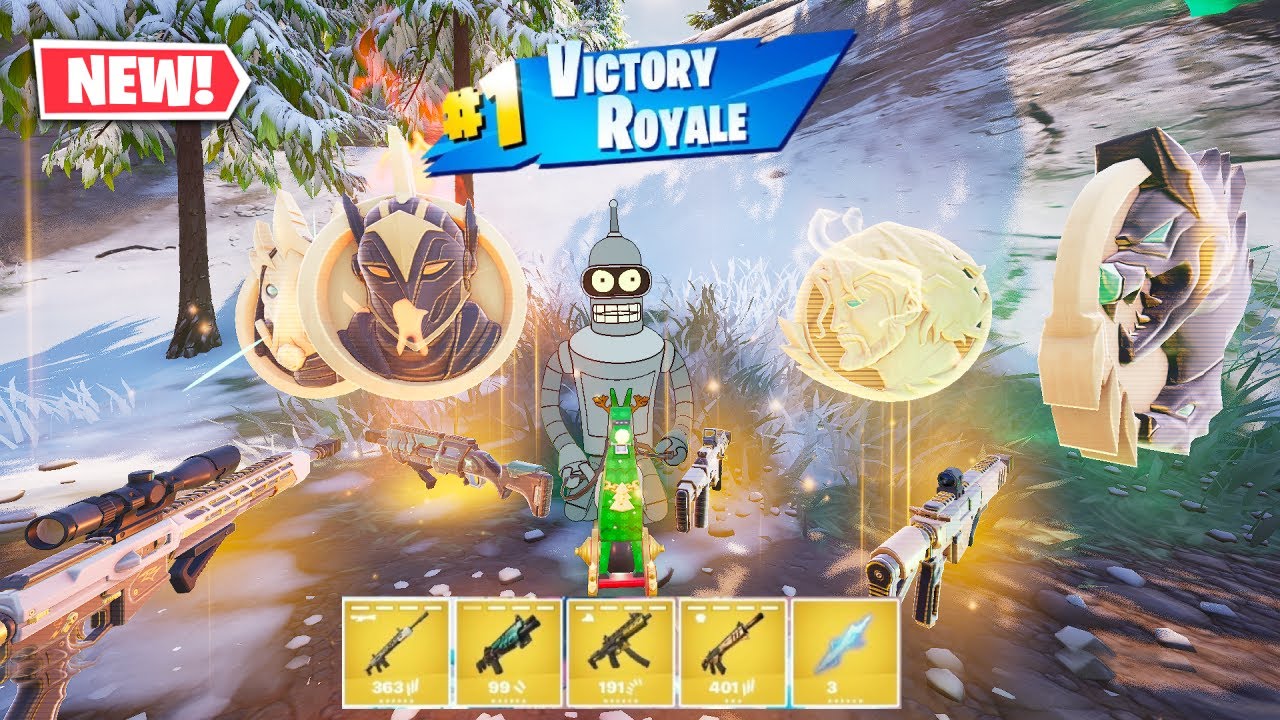 Fortnite Eliminating All Mythic Bosses & Getting All 5 Mythic Weapons ...