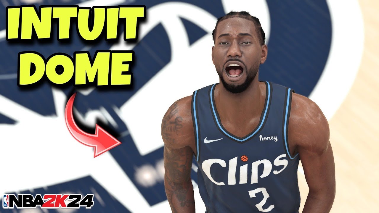 NBA 2K24 LA CLIPPERS NEW INTUIT DOME | Lakers Clippers Highlights - YouTube