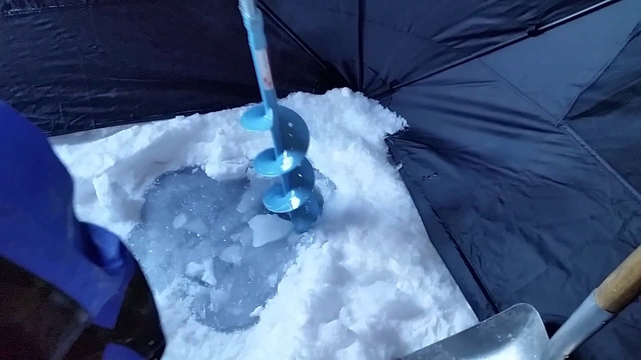 Ice Fishing on Wabun Lake - YouTube