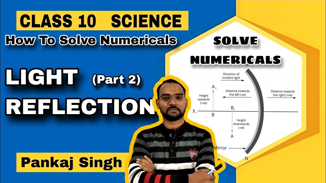 Light - Reflection | Solving Numericals | Class 10 | explained in hindi ...
